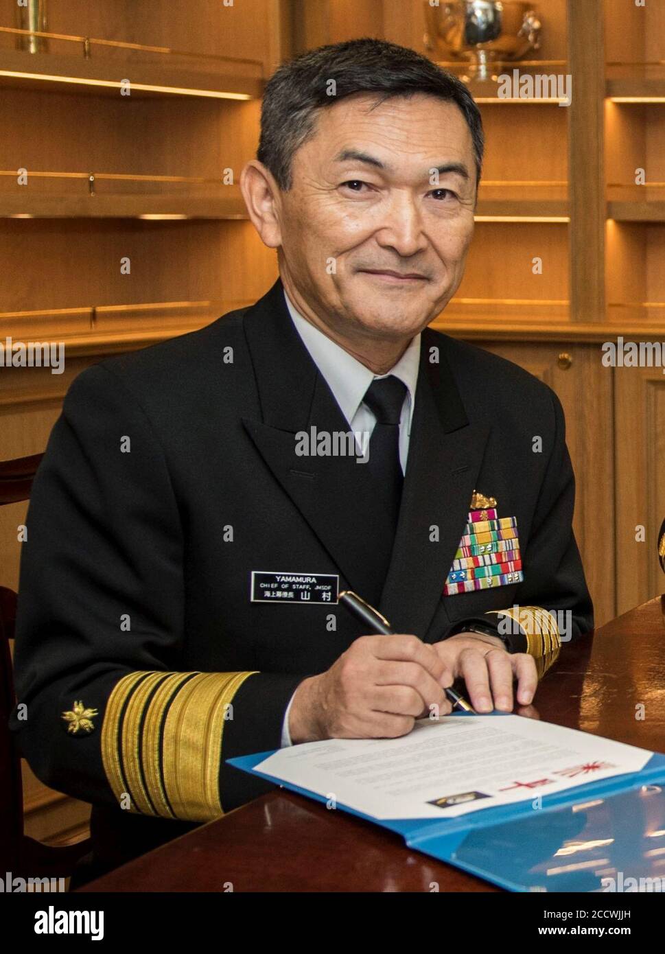 JMSDF Admiral Hiroshi Yamamura U.S., U.K., Japan Navies Reaffirm ...