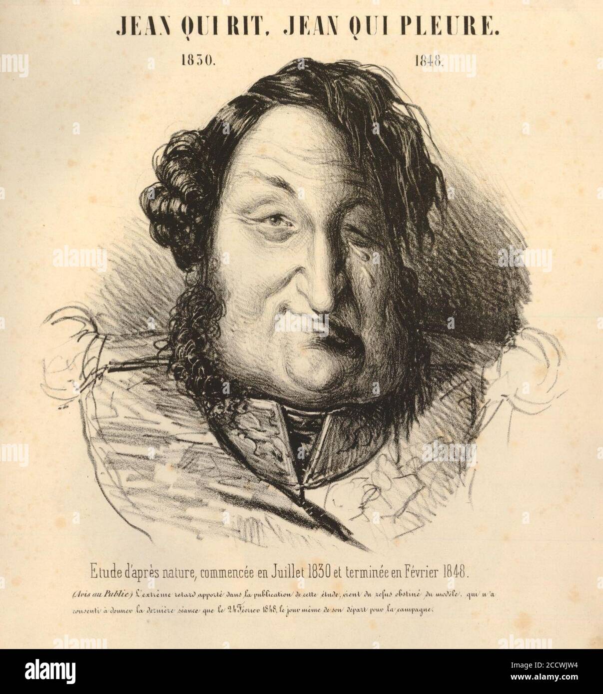 Jean qui Rit, Jean qui Pleaure. 1830. 1848. (BM 1940,0810.21.9 Stock ...