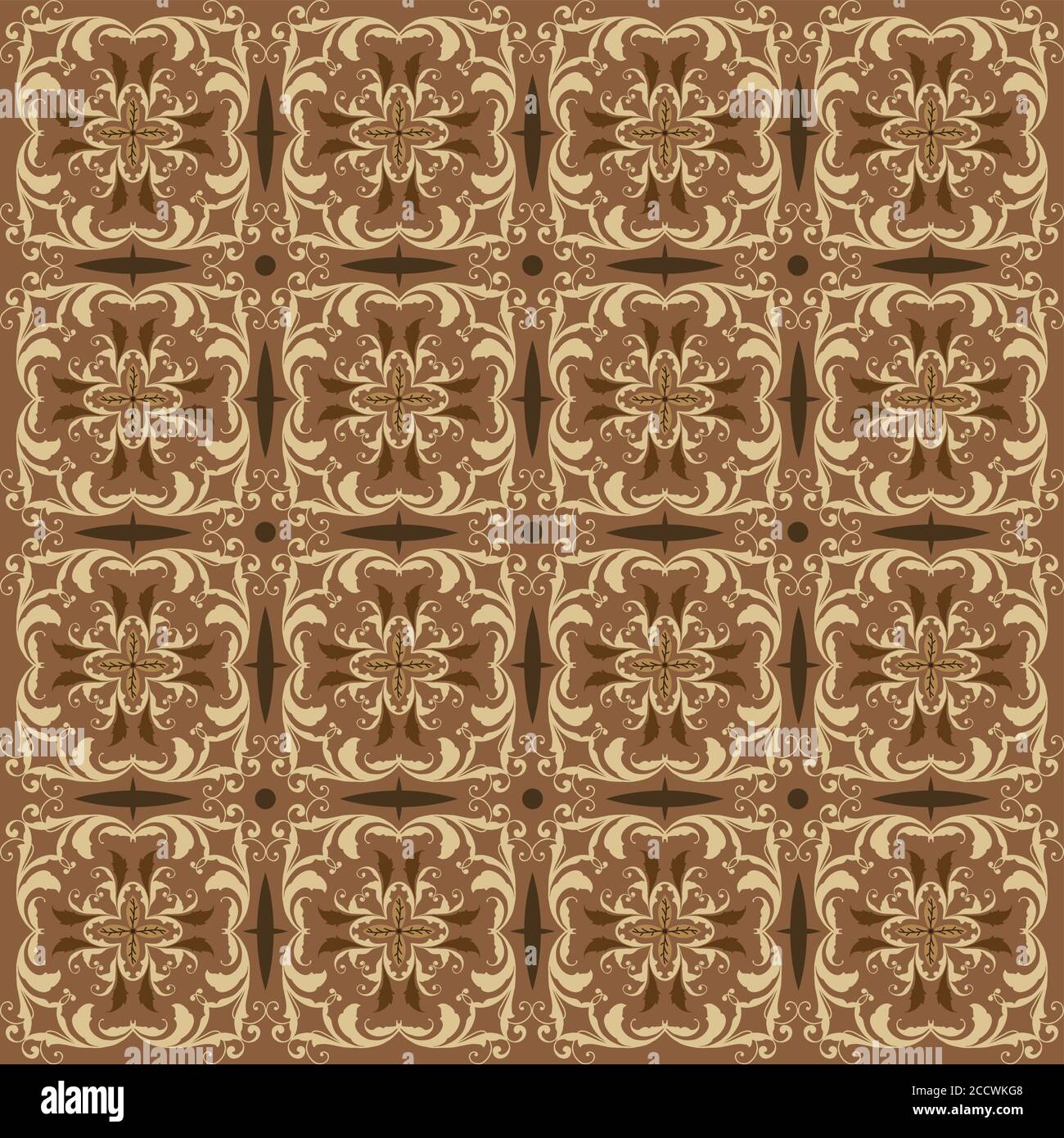 Beautiful floral patterns on Jogja batik designs with a smooth Mocca ...