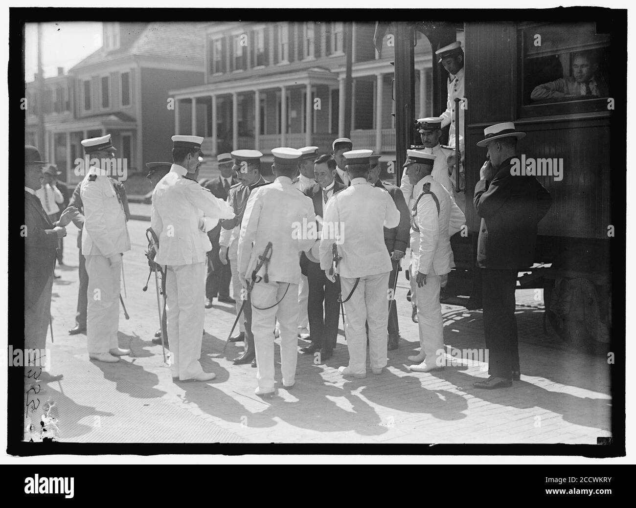 JAPANESE MISSION TO U.S. VISIT TO NAVAL ACADEMY Stock Photo - Alamy