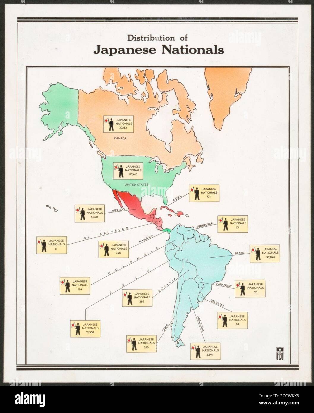 Japanese pre-war colonization Stock Photo - Alamy