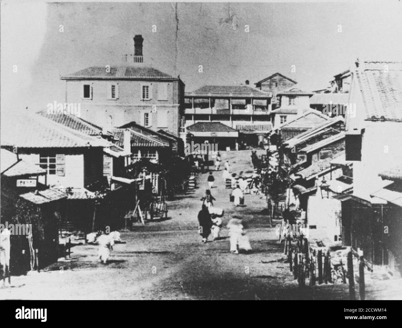 Japanese town at Incheon 1900s Stock Photo - Alamy