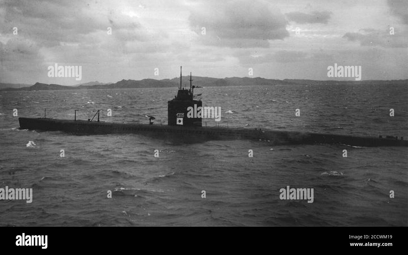 Japanese submarine I-203 1945 Stock Photo - Alamy