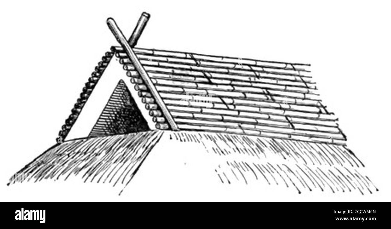 Thatched Roof Drawing