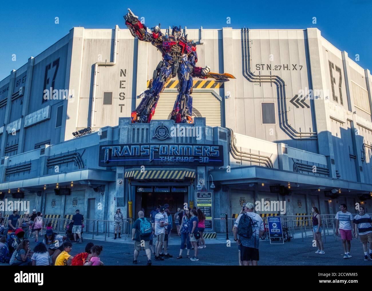 The amazing Transformers ride at Universal Studios Stock Photo - Alamy