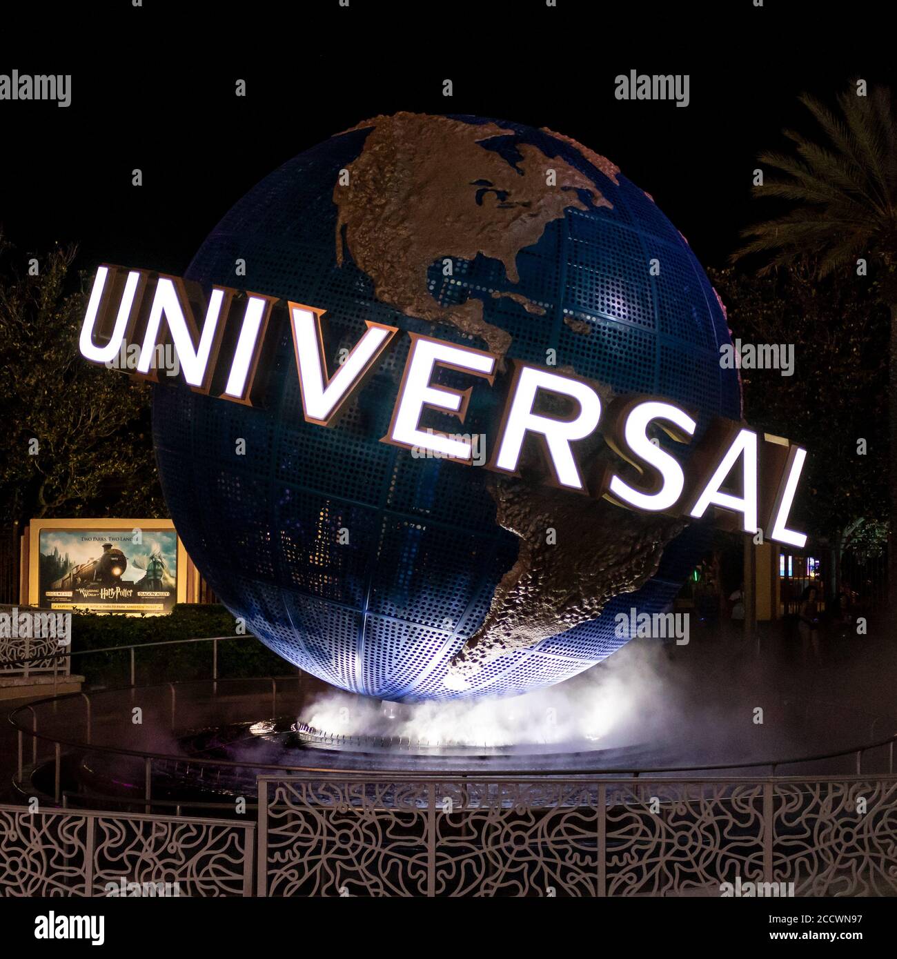 The famous Universal Globe Stock Photo - Alamy