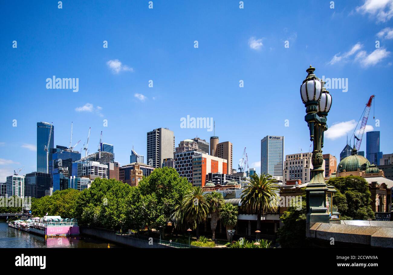 View of the high-rise development of the CBD, Central Business District ...