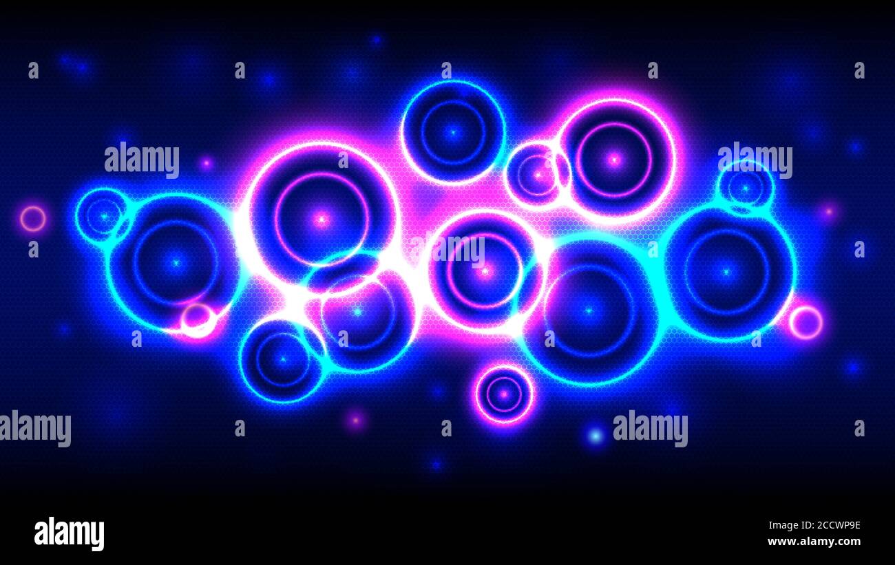 Neon party background, abstract multicolor background with bright ...