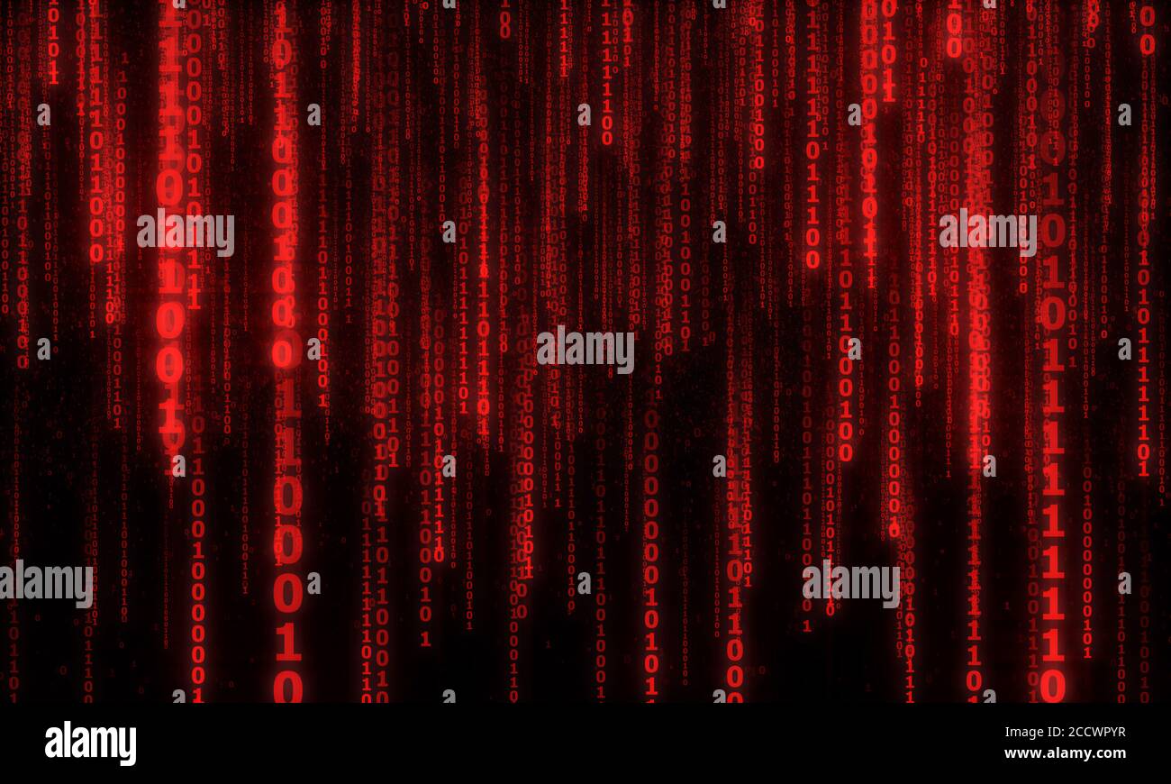 abstract background with red digital lines Stock Photo - Alamy