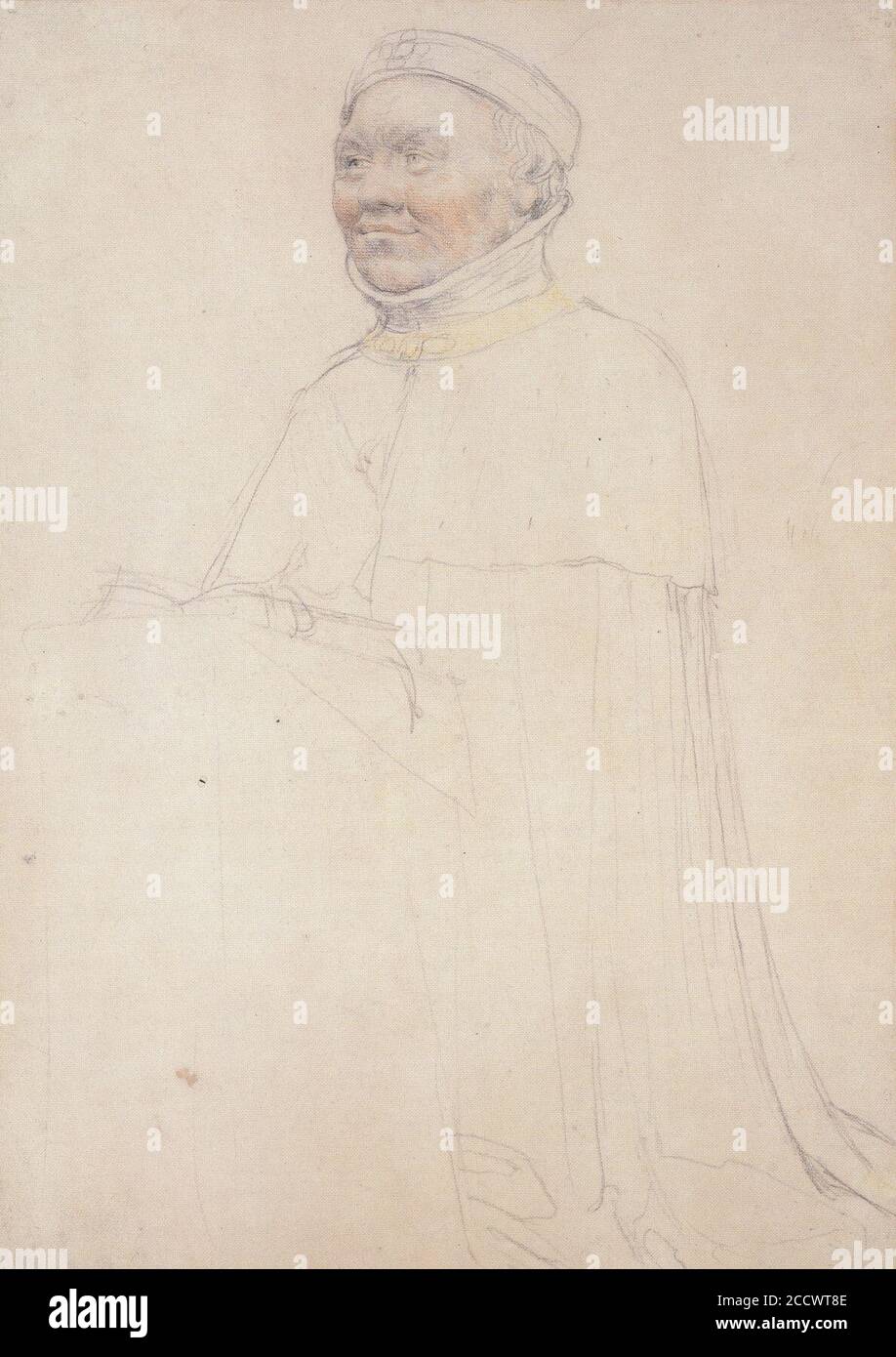 Jean de France, Duke of Berry, drawing of effigy, Hans Holbein the ...