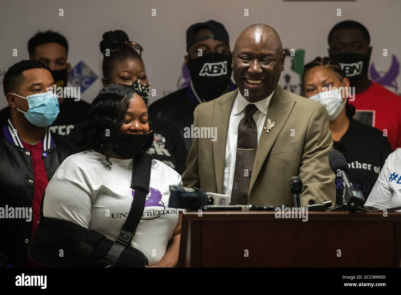 Louisville, KY, USA. 24th Aug, 2020. Breonna Taylor's family lawyer ...
