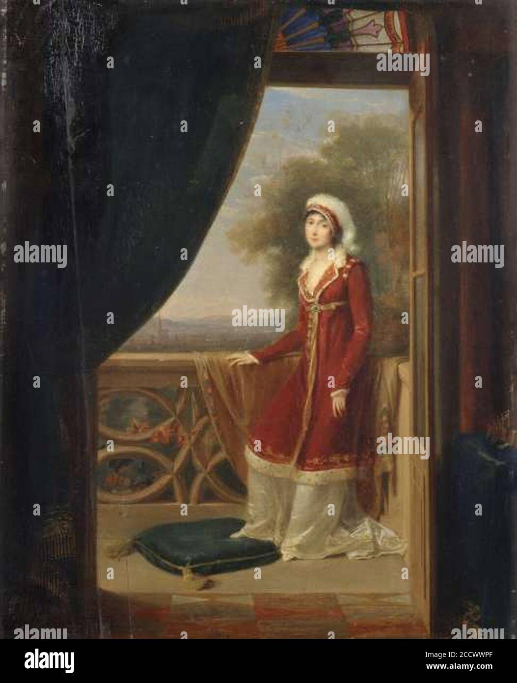 Jean-Antoine Laurent - Full-length portrait of Empress Josephine Stock ...