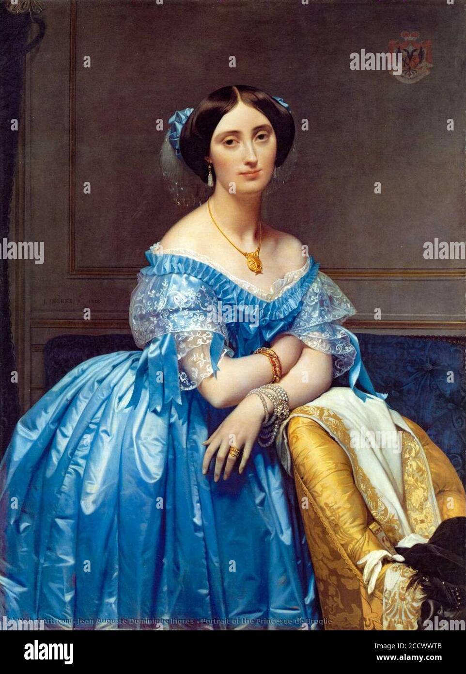 Jean auguste dominique ingres portrait hi-res stock photography and ...