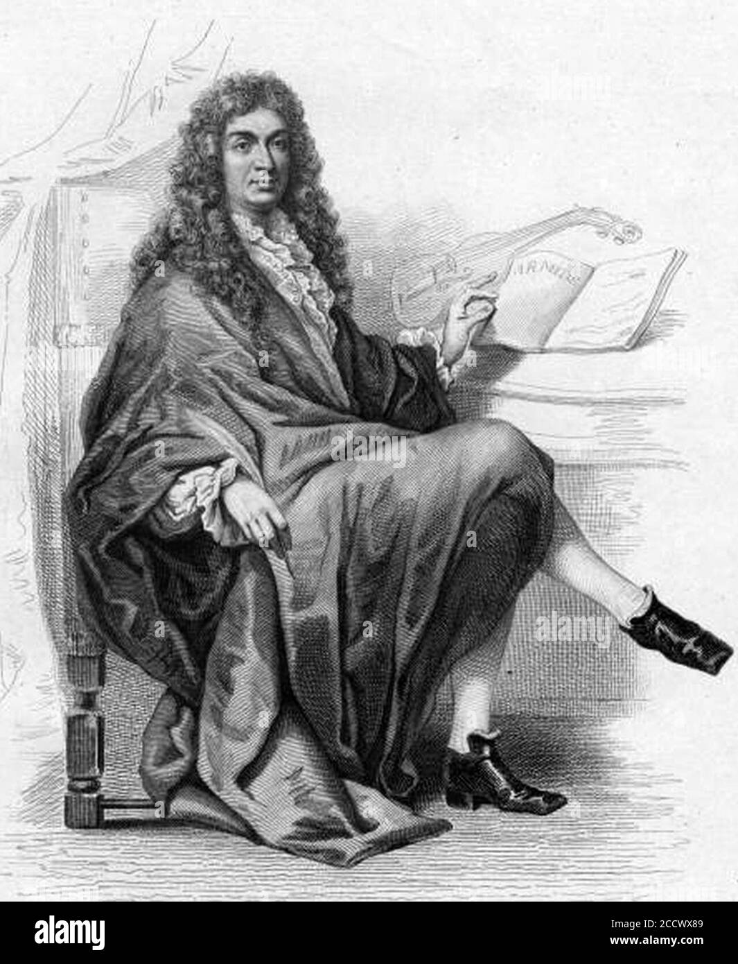 Jean-Baptiste Lully after Tony Johannot Stock Photo - Alamy