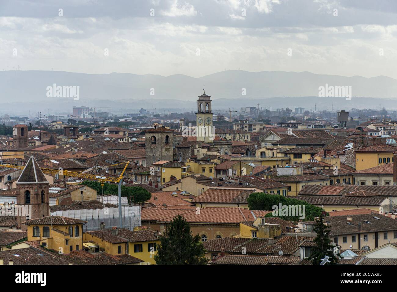 The leaning tower of pisa aerial hi-res stock photography and images ...