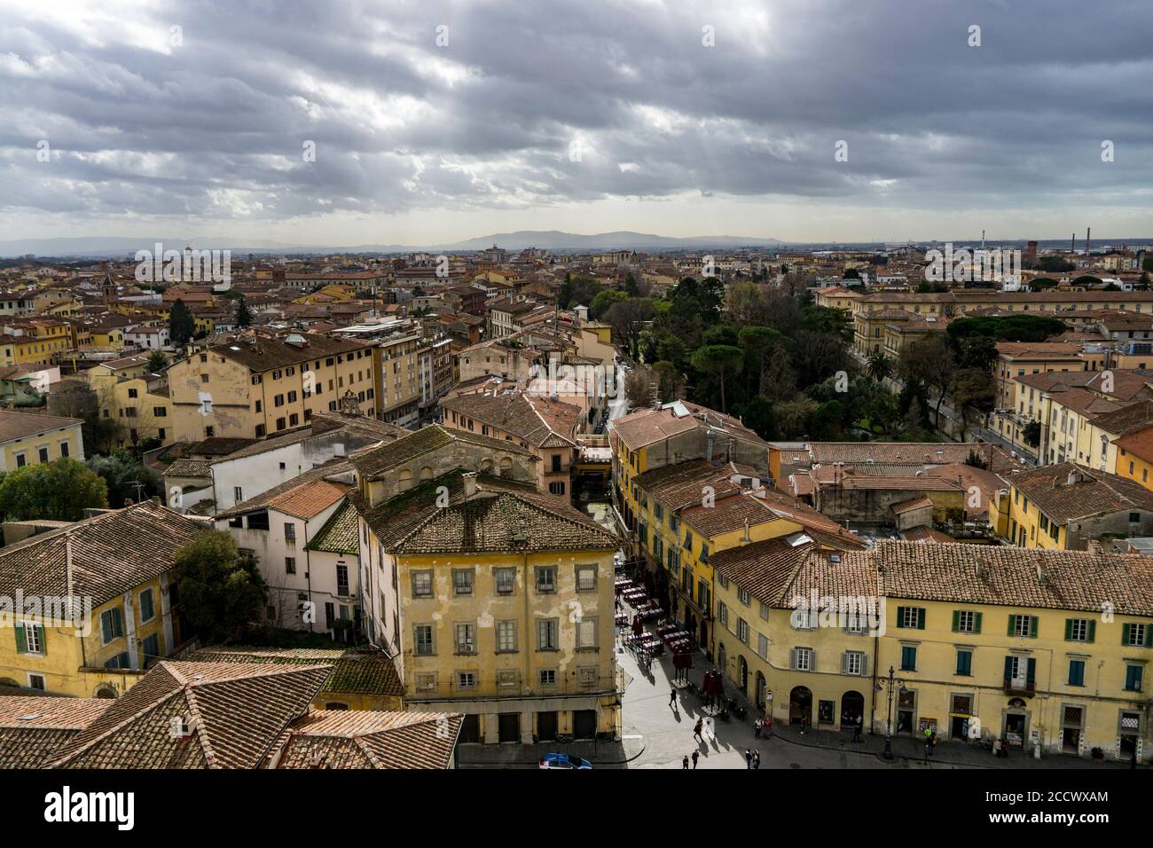 The leaning tower of pisa aerial hi-res stock photography and images ...