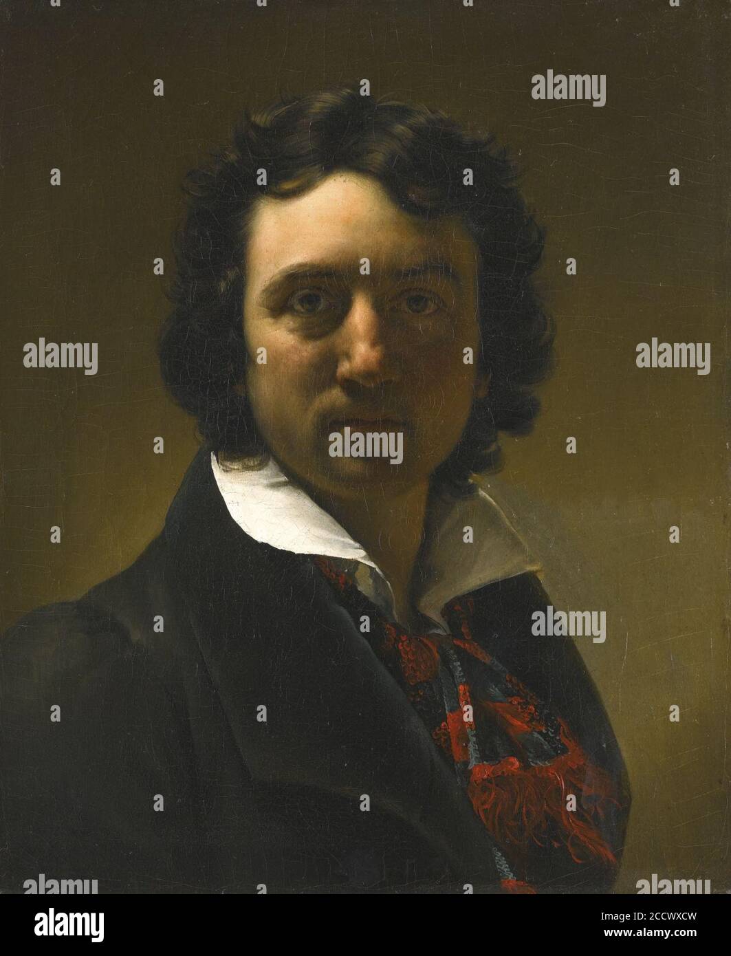 Jean-Baptiste Paulin Guérin Self Portrait Stock Photo - Alamy
