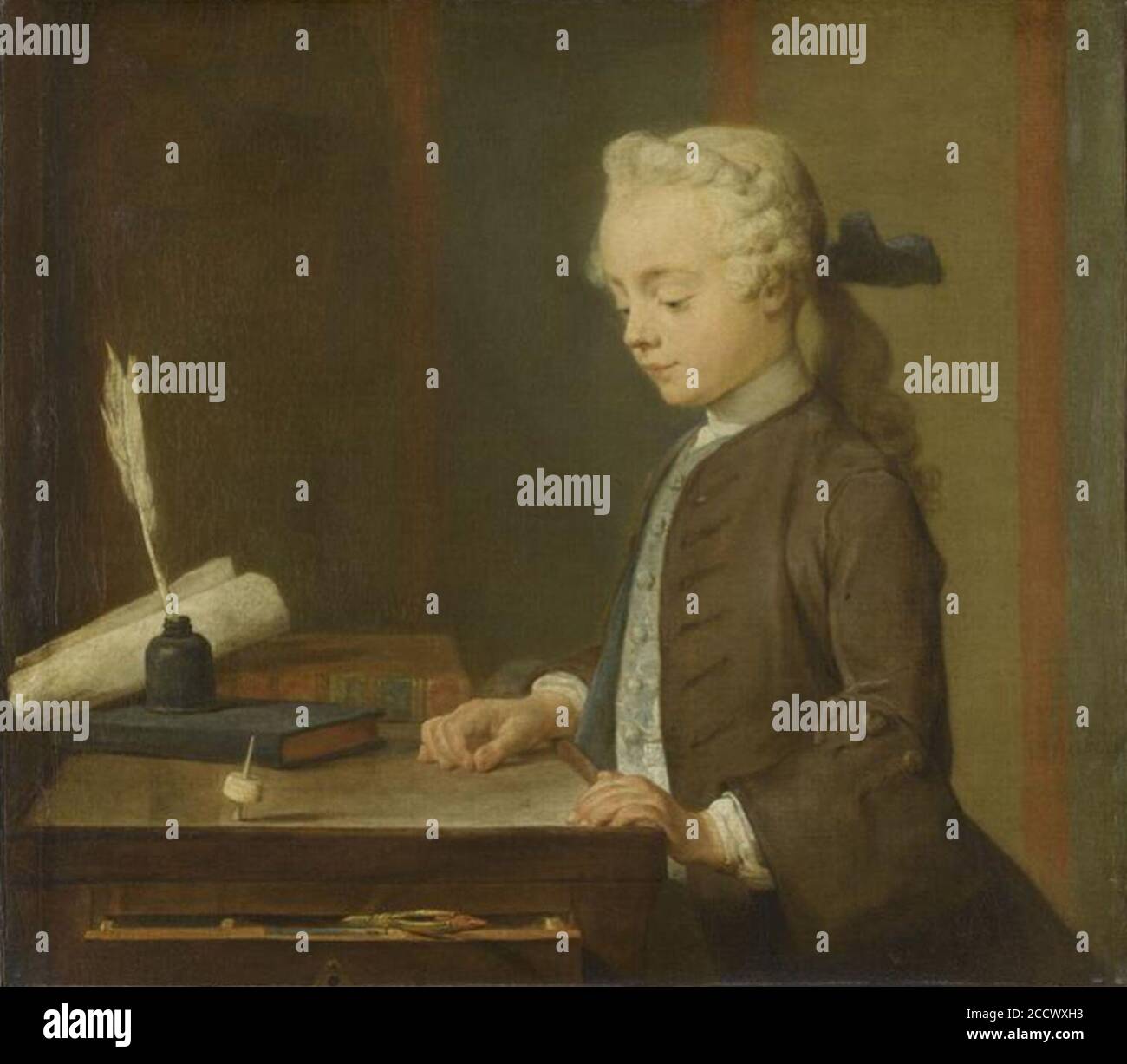 Jean-Baptiste Siméon Chardin 006 Stock Photo - Alamy