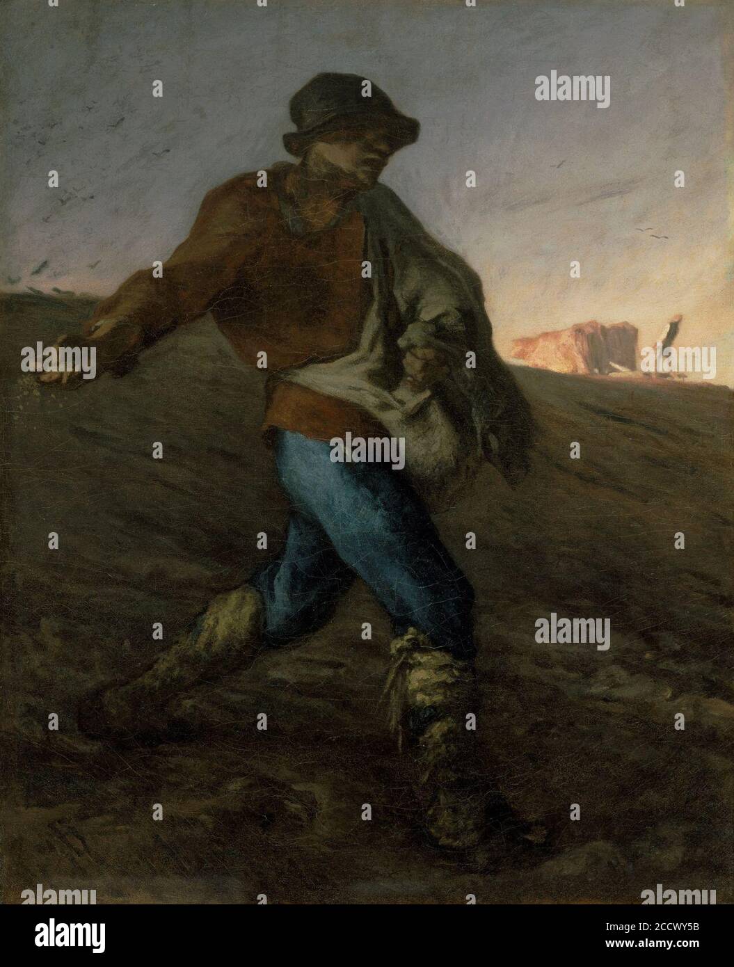 Jean-François Millet - The Sower Stock Photo - Alamy