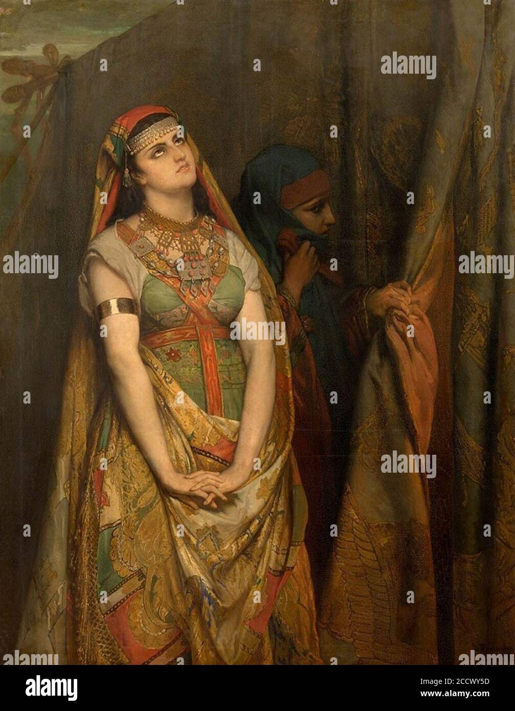 Jean-François Portaels - Judith's prayer Stock Photo - Alamy