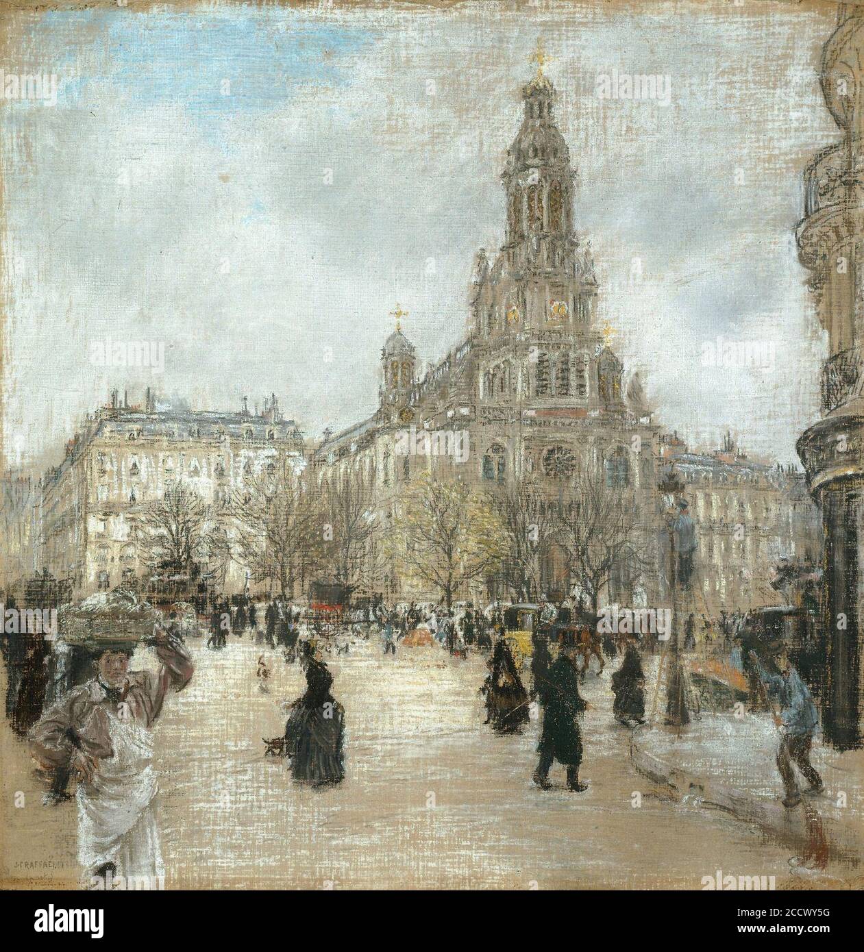 Place de la trinite paris hi-res stock photography and images - Alamy