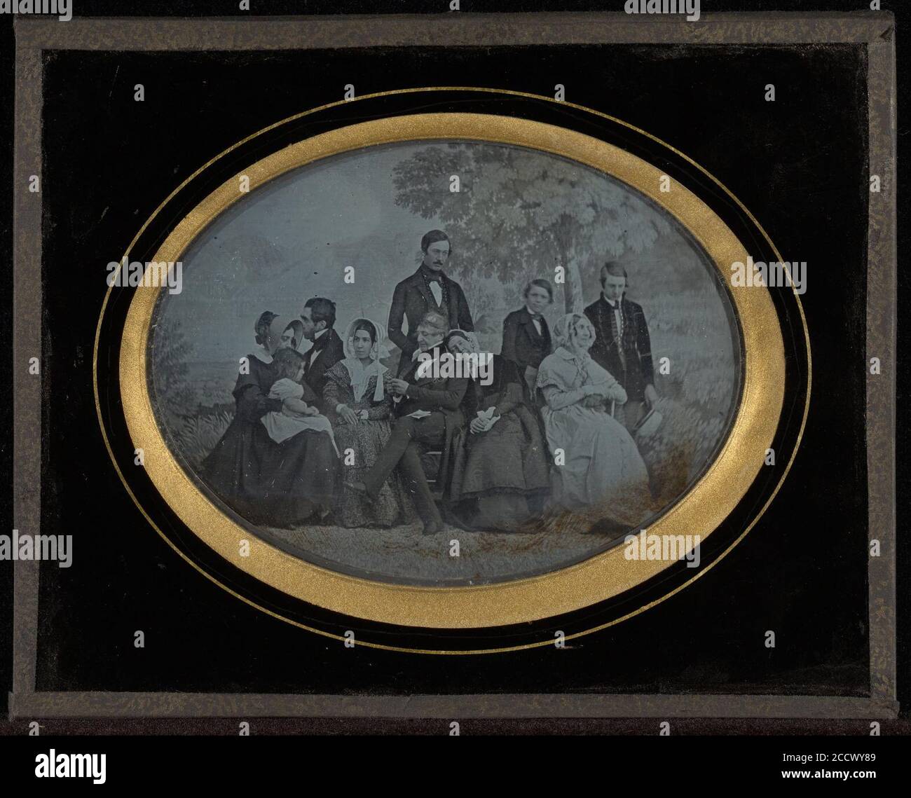 Jean-Gabriel Eynard (Swiss - (Group portrait of ten member of the ...