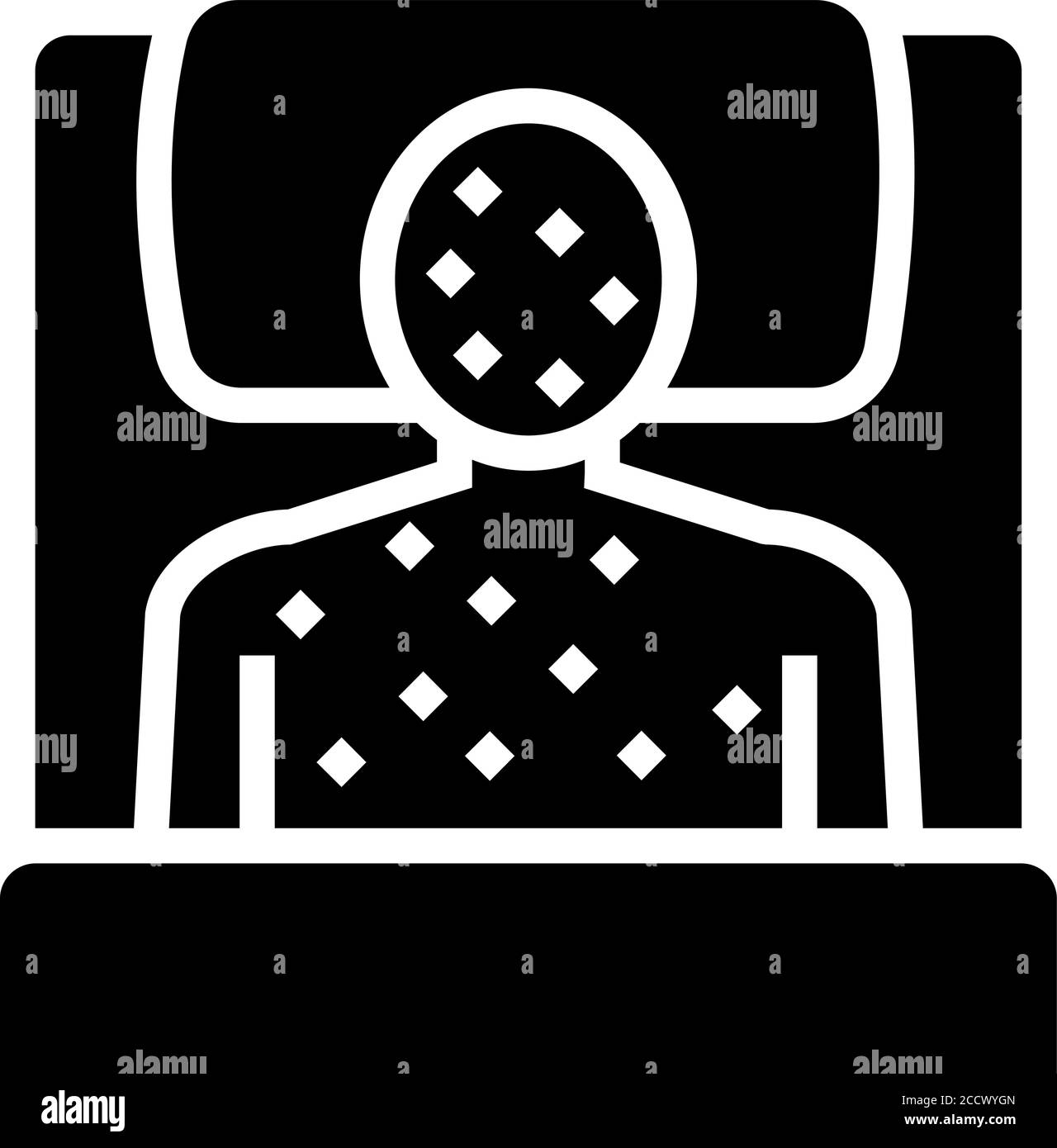 Illness human rash in bed hi-res stock photography and images - Alamy