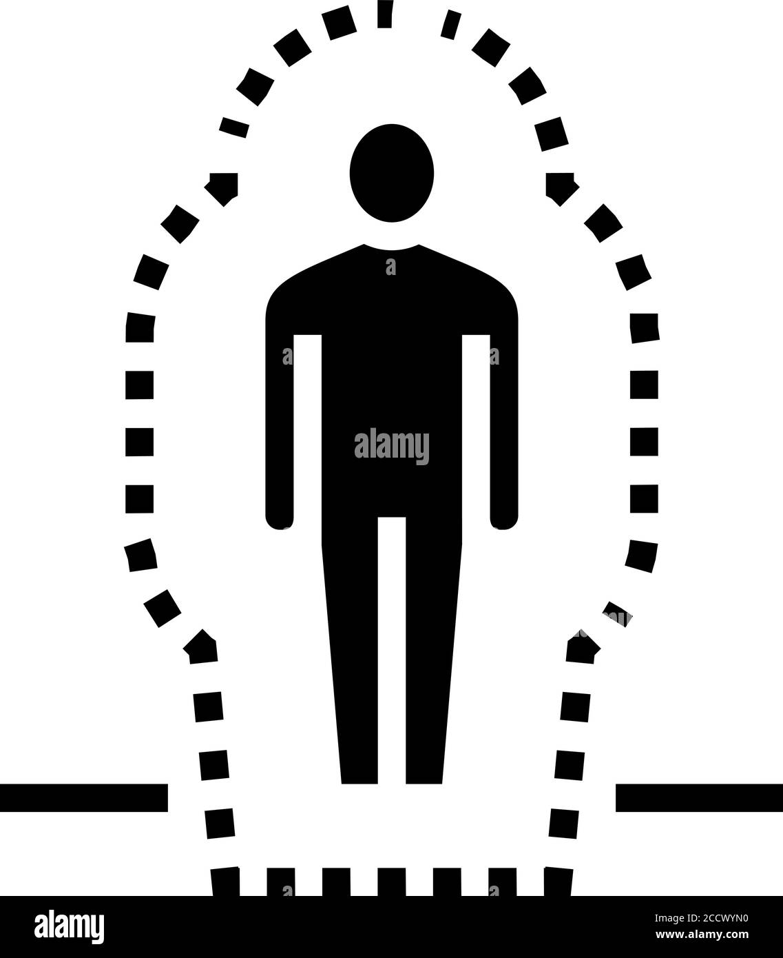human health protection glyph icon vector illustration Stock Vector ...