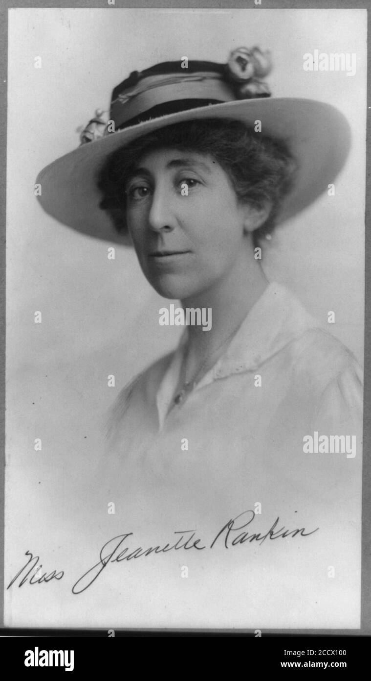 Jeannette rankin hi-res stock photography and images - Alamy