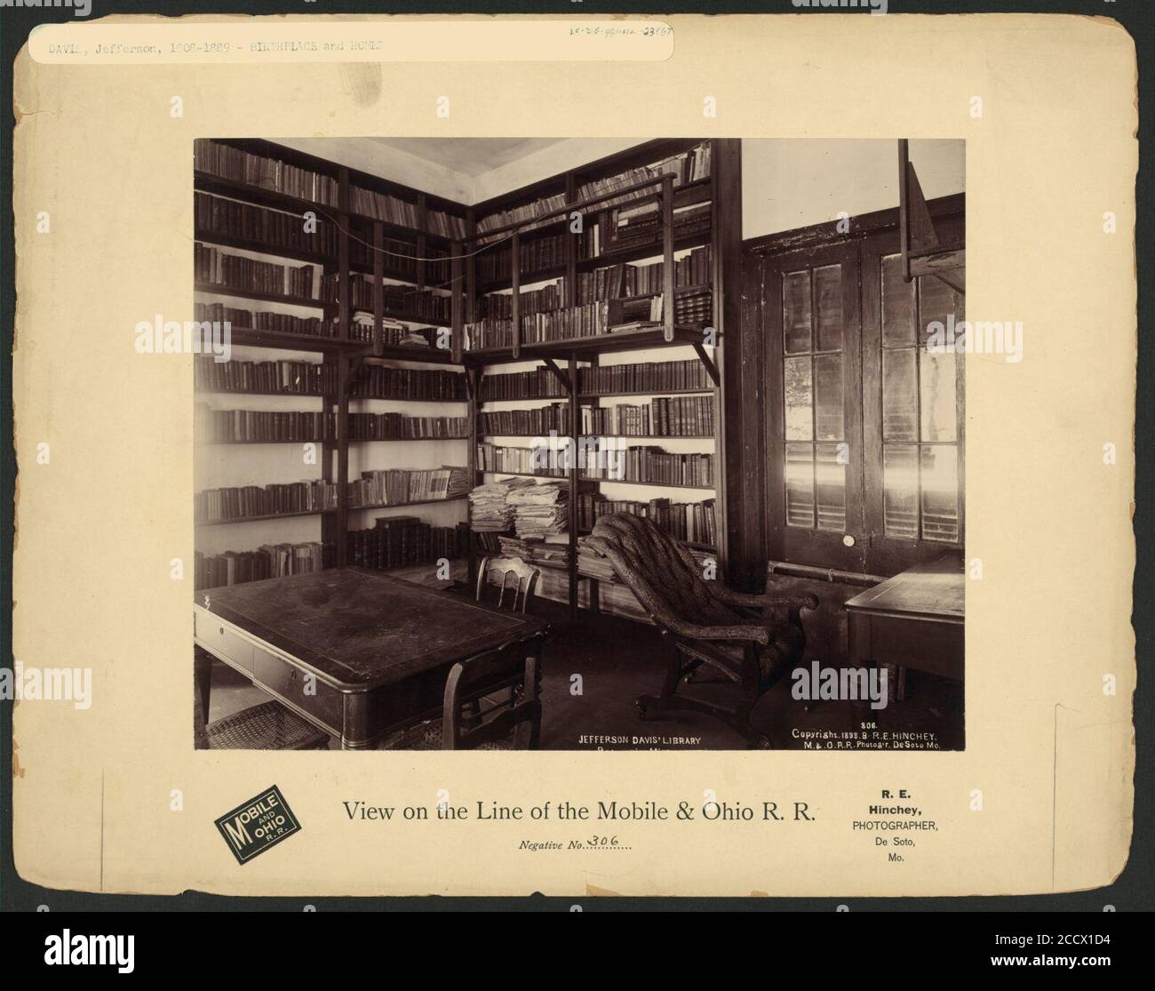 Jefferson Davis' Library, (Beauvoir, Miss.) - R.E. Hinchey ...