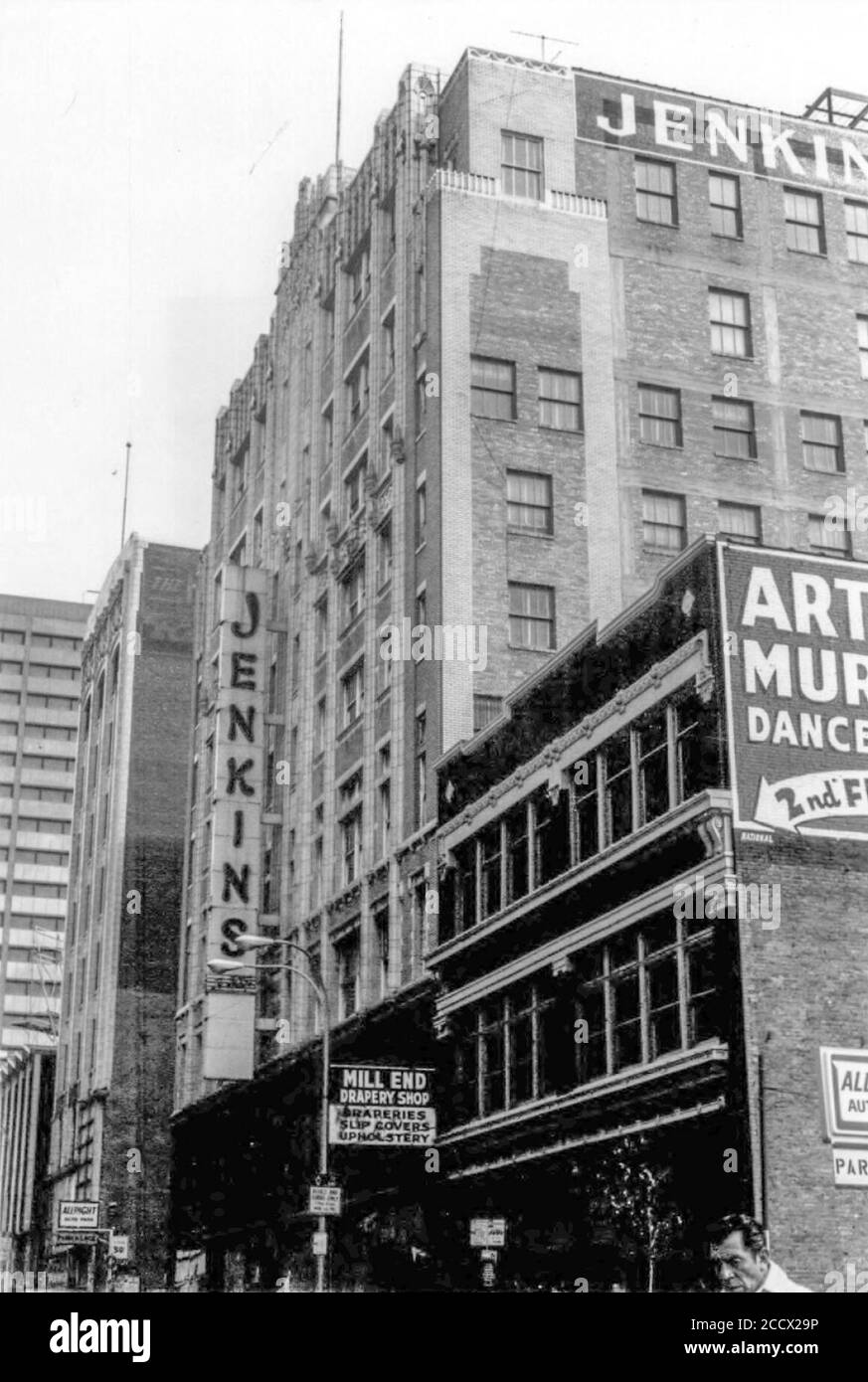 Classic southwest architecture Black and White Stock Photos & Images ...