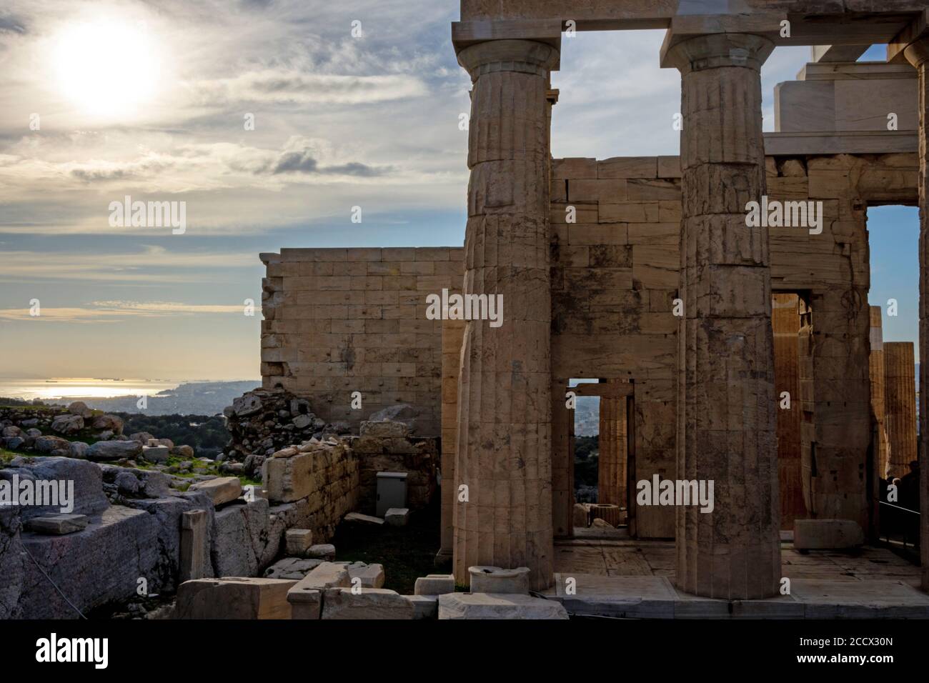 Beautiful sunset parthenon acropolis hi-res stock photography and ...