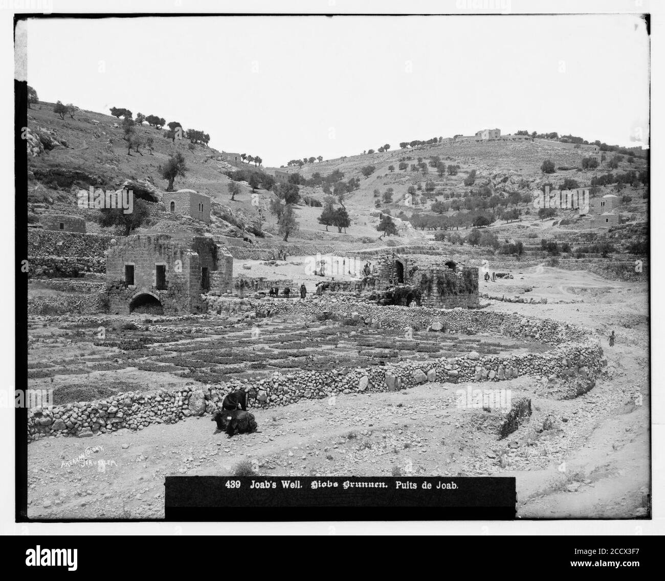 Jerusalem (El-Kouds). Joab's Well (En-Rogel Stock Photo - Alamy