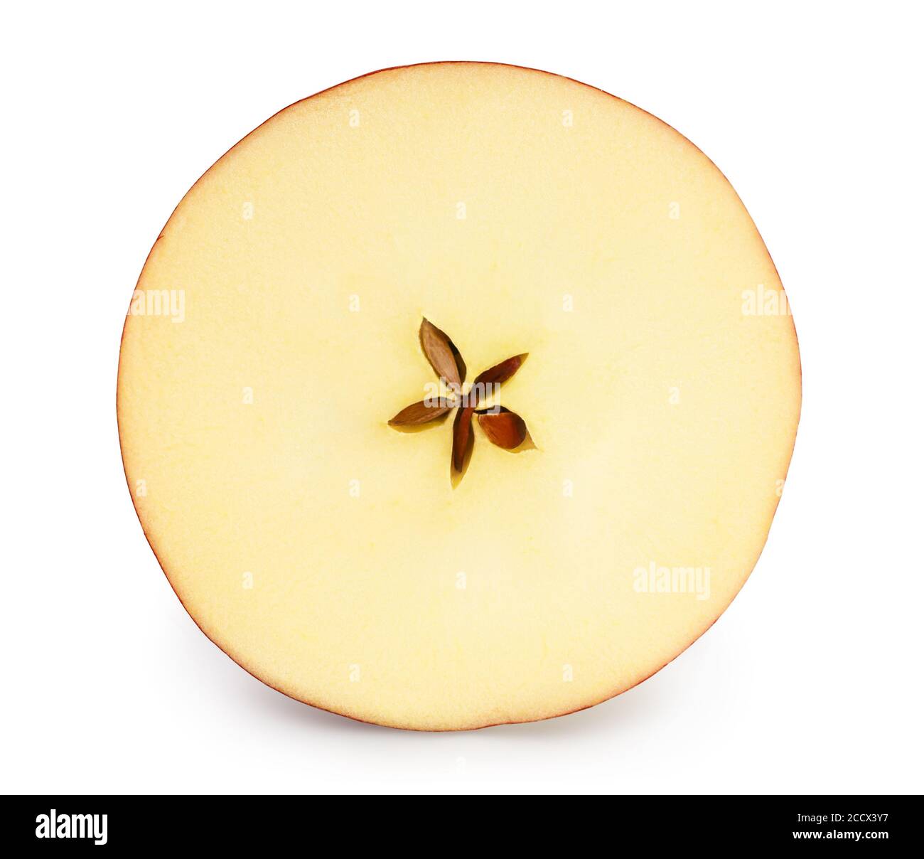 Red Apple Slice Isolated High Resolution Stock Photography and Images ...