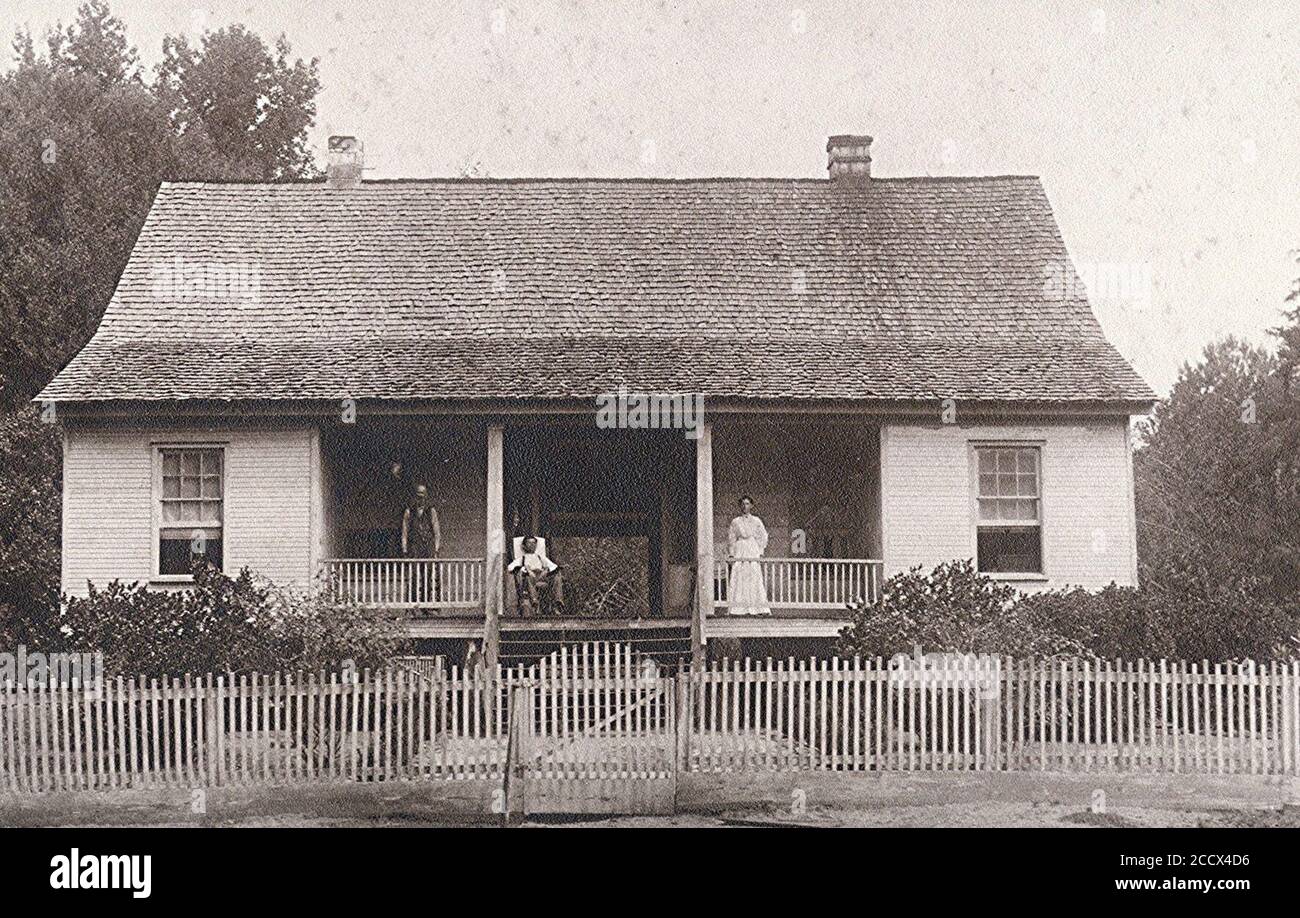Jesse Pickens Pugh House old Stock Photo - Alamy