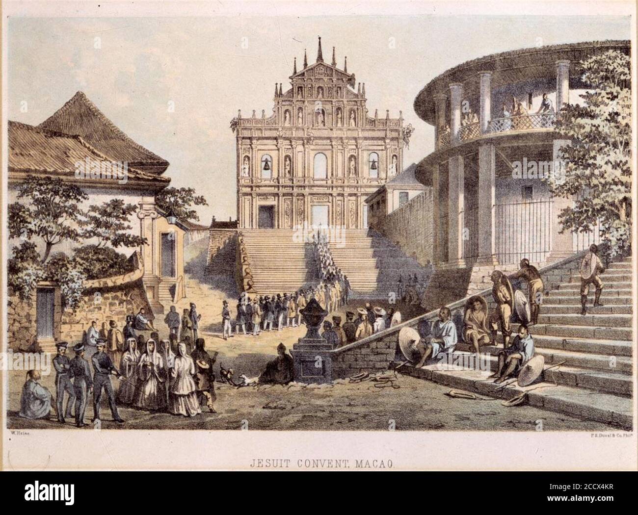 Jesuit Convent, Macao Stock Photo - Alamy