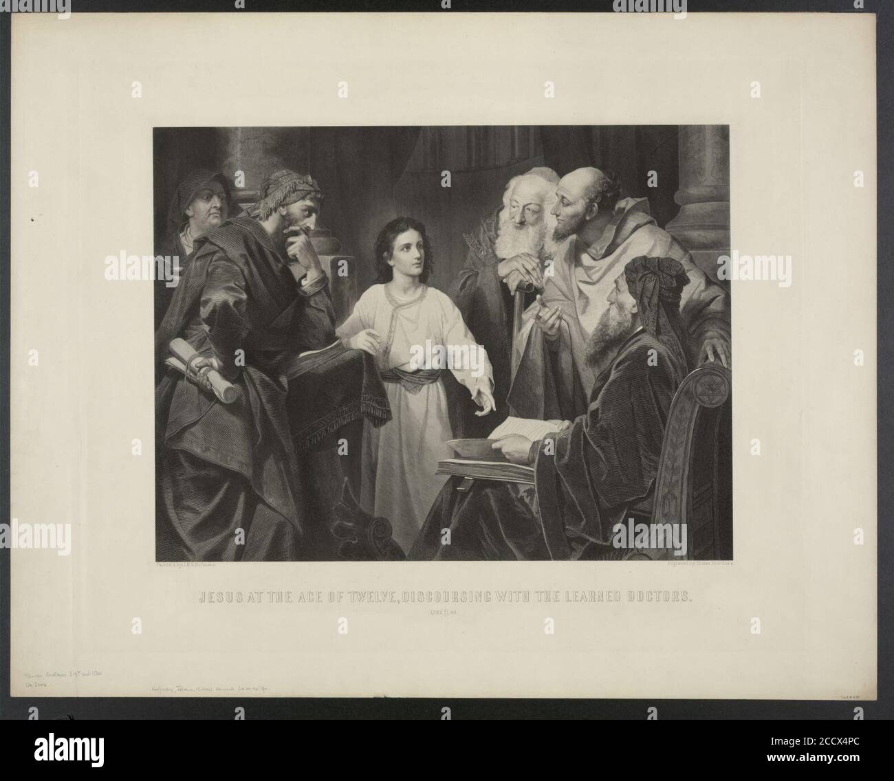Jesus at the age of twelve, discoursing with the learned doctors - Luke ...