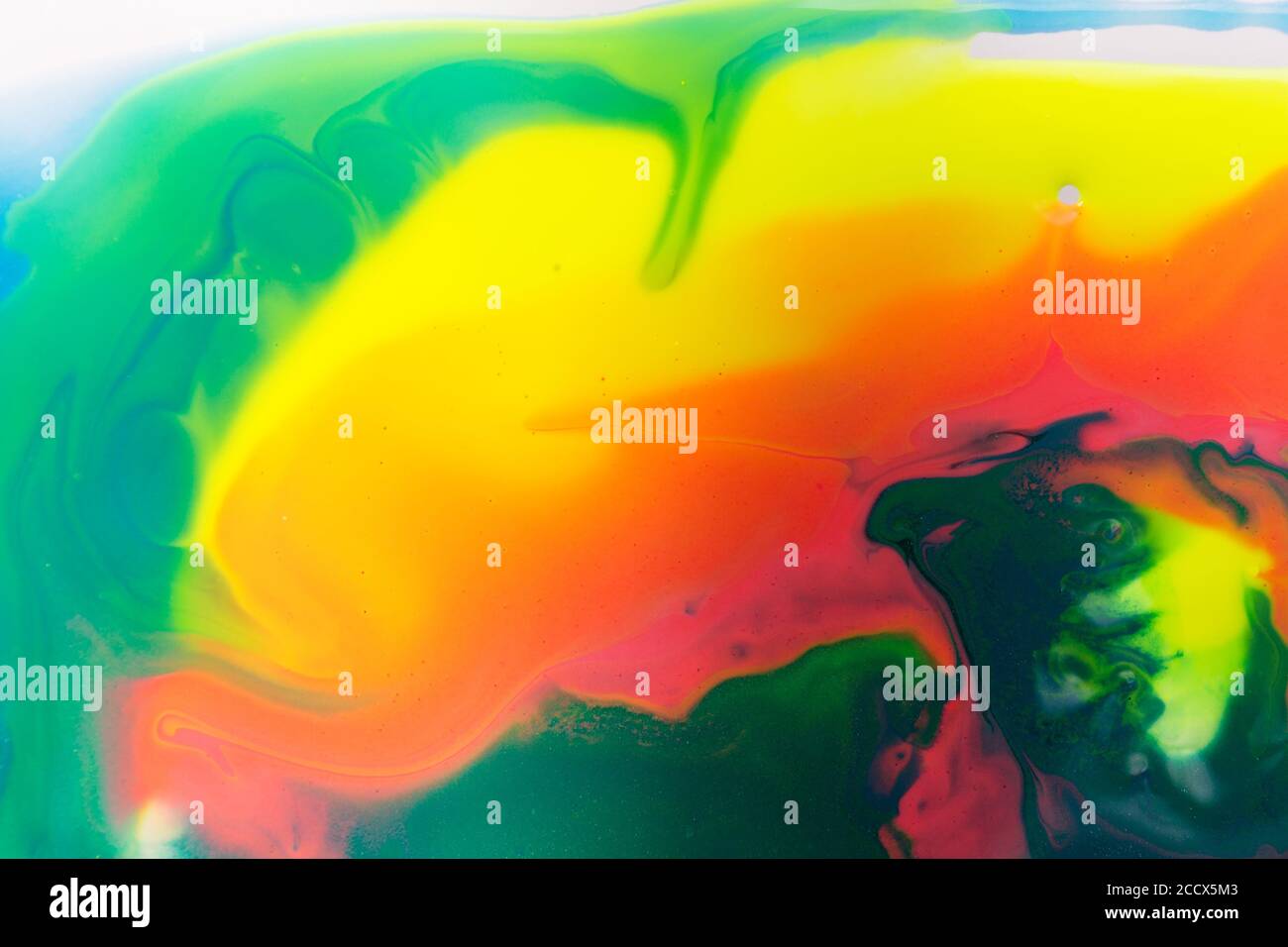 Rainbow abstract gradient pattern. Fluorescent liquid background ...