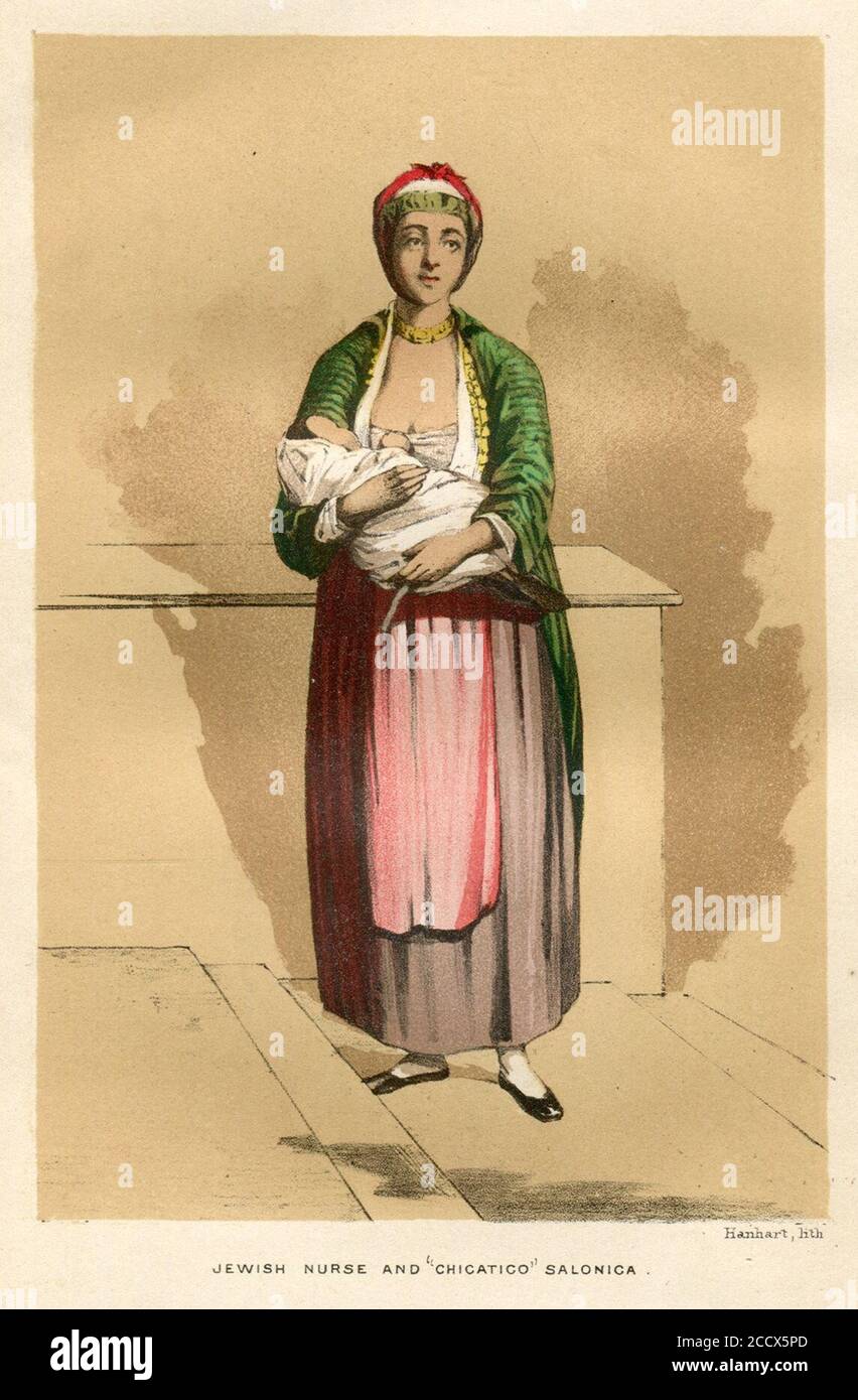 Jewish nurse and ’chicatico‥9D, Salonica - Walker Mary Adelaide - 1864 ...