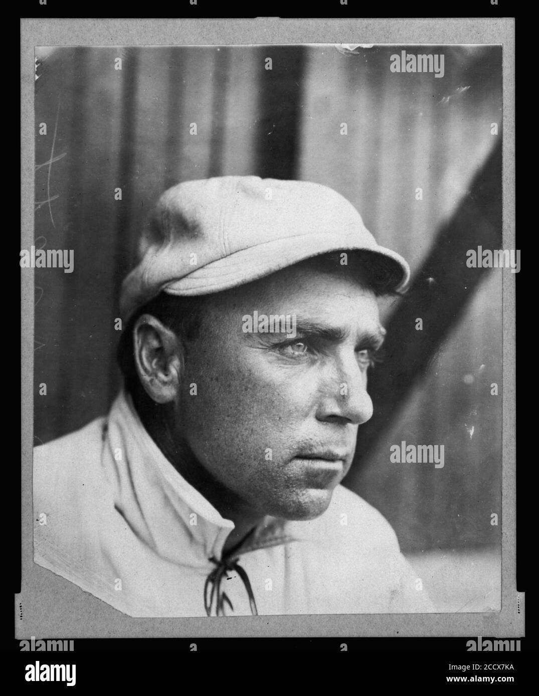 Jimmy Barrett, Boston AL, bust portrait, in uniform, facing right Stock ...