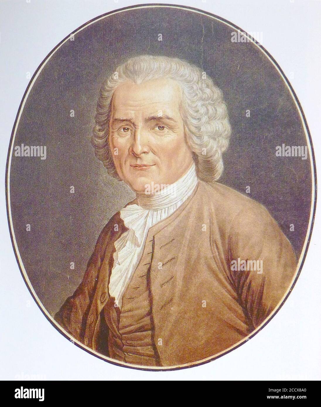 JJ Rousseau par Briceau 1791 Stock Photo - Alamy