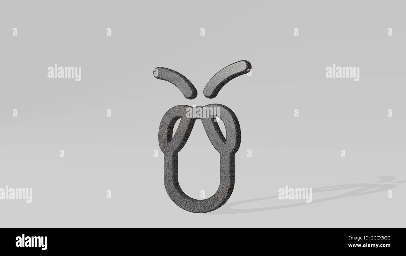 insect 3D icon standing on the floor, 3D illustration Stock Photo - Alamy