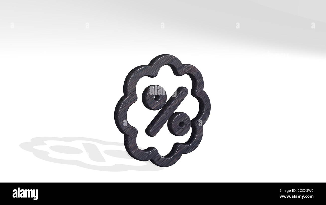 DISCOUNT BUBBLE 3D icon standing on the floor, 3D illustration Stock ...