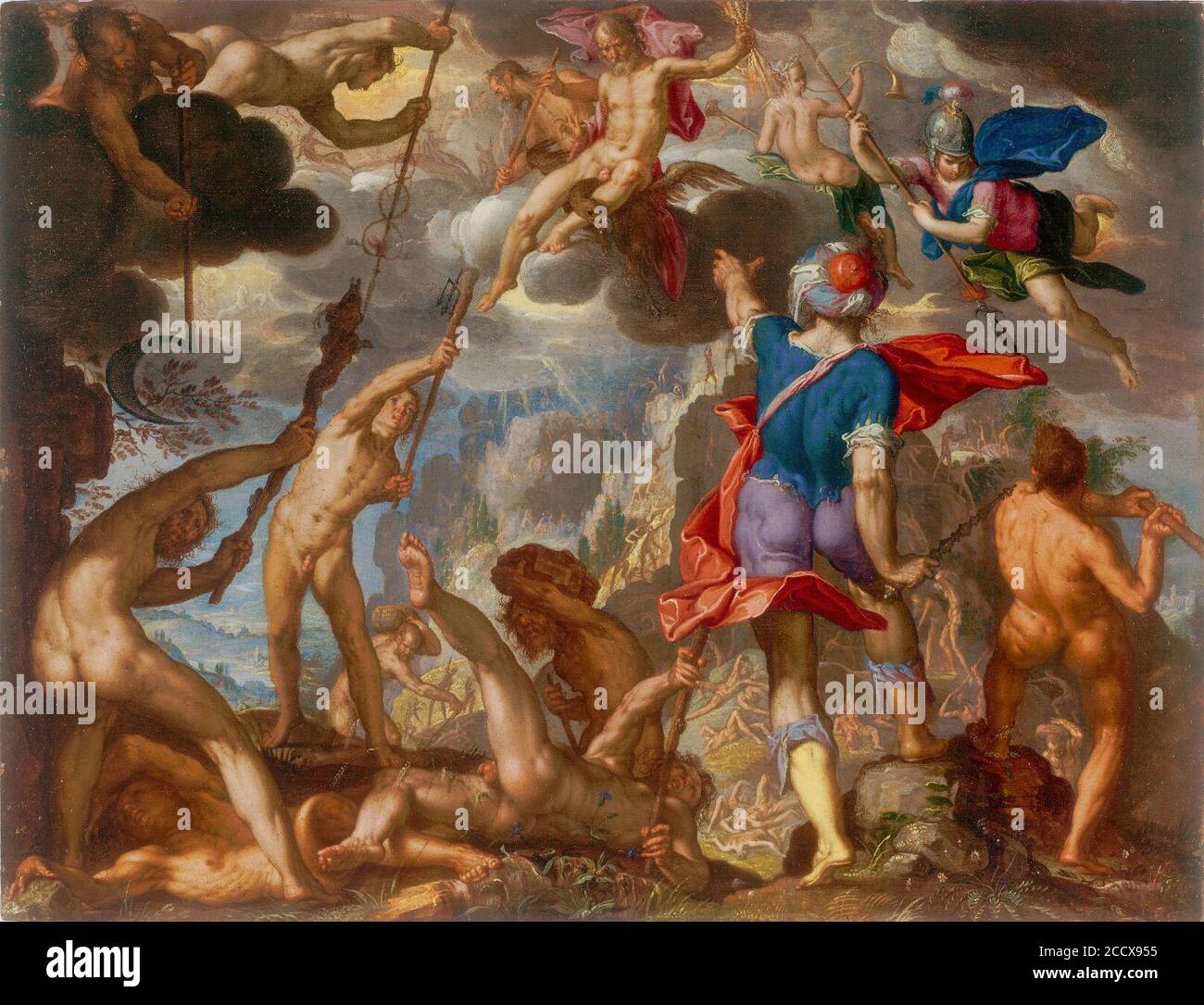 Battle of gods and giants hi-res stock photography and images - Alamy