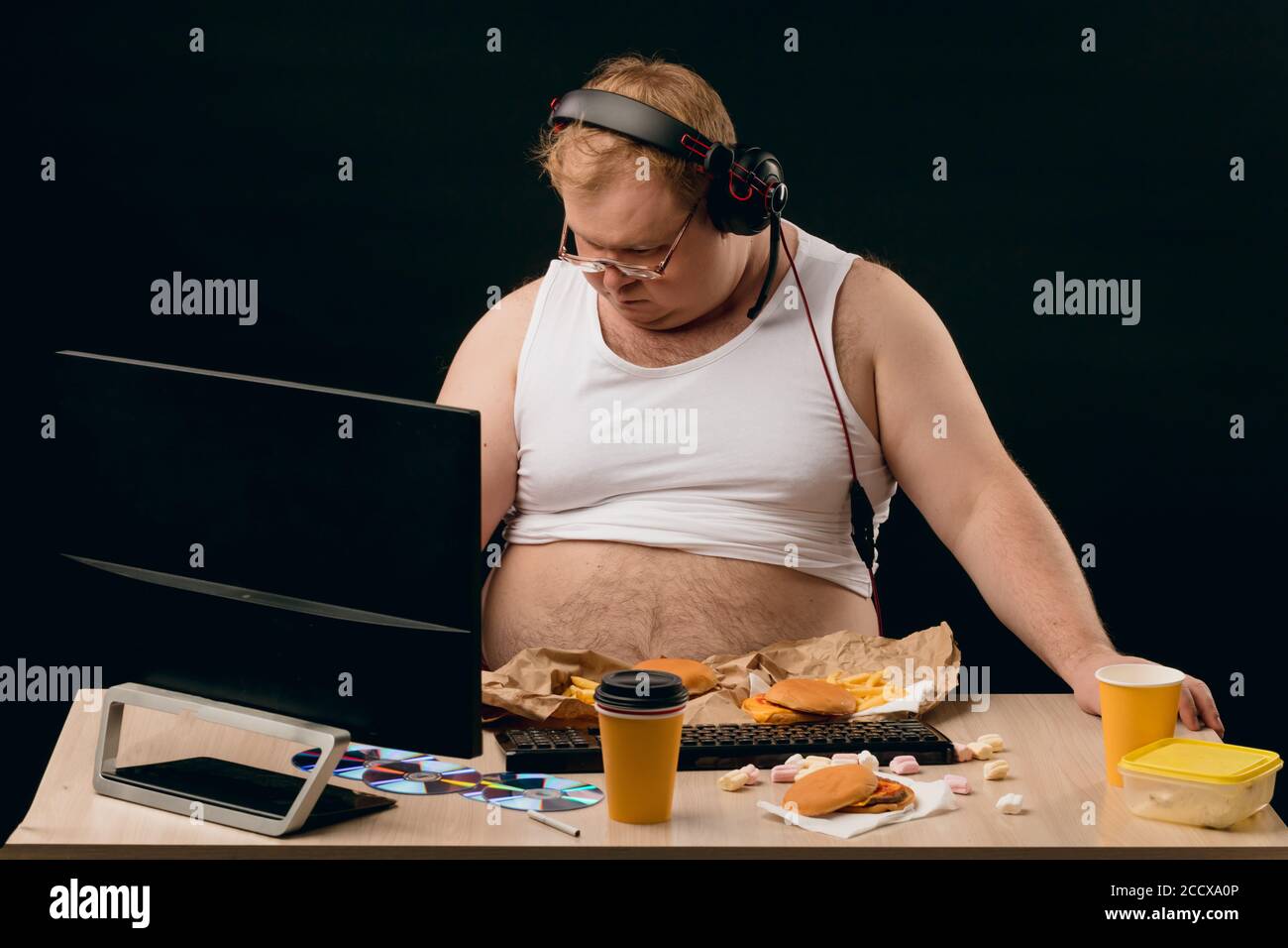 Food desk ugly hi-res stock photography and images - Alamy