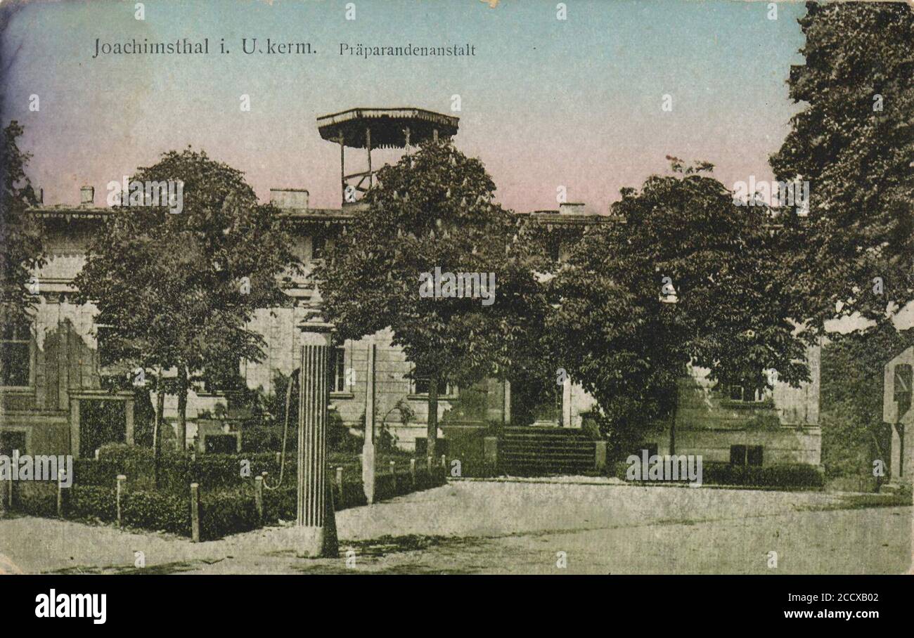 Joachimsthal, Brandenburg - Präparandenanstalt Stock Photo - Alamy