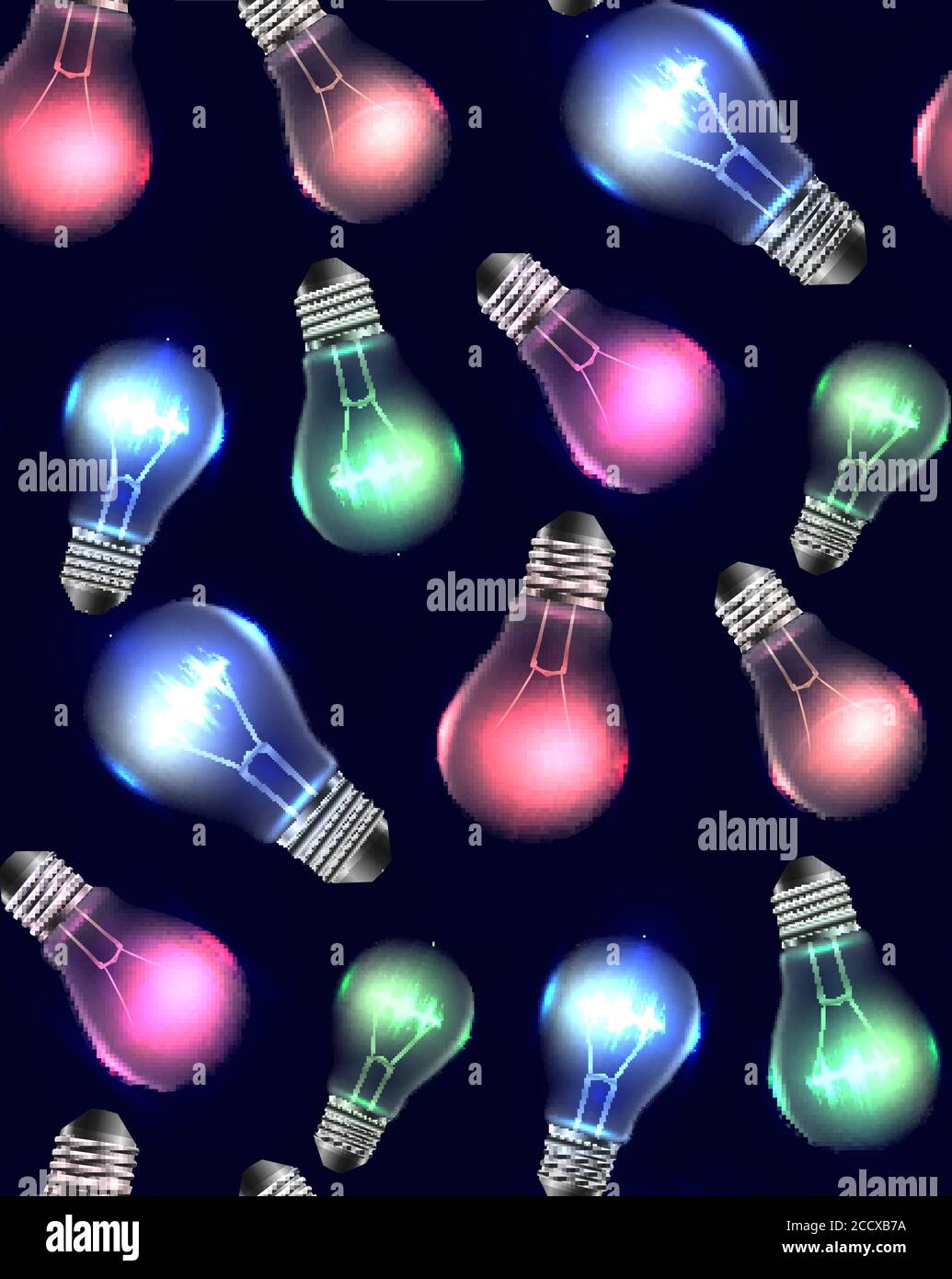 Light bulbs seamless texture hi-res stock photography and images - Alamy