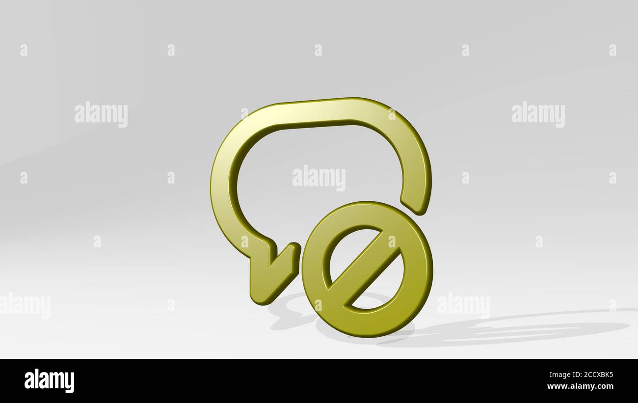 messages bubble disable 1 alternate 3D icon casting shadow, 3D ...