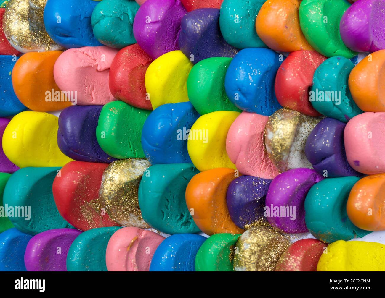 Colorful plasticine scale background. Close up texture Stock Photo - Alamy