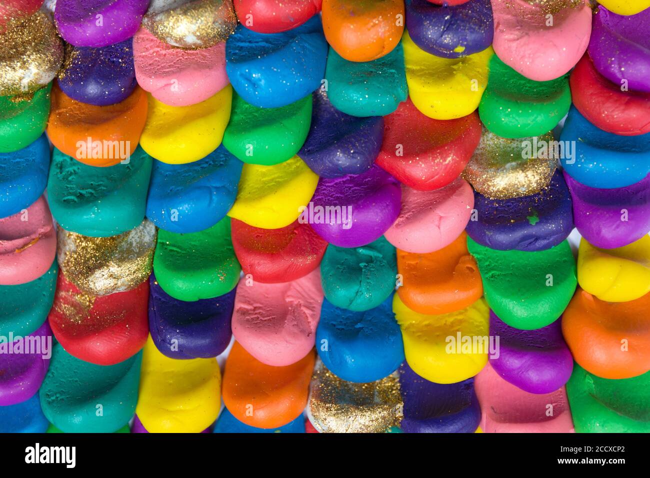 Colorful plasticine scale background. Close up texture Stock Photo - Alamy